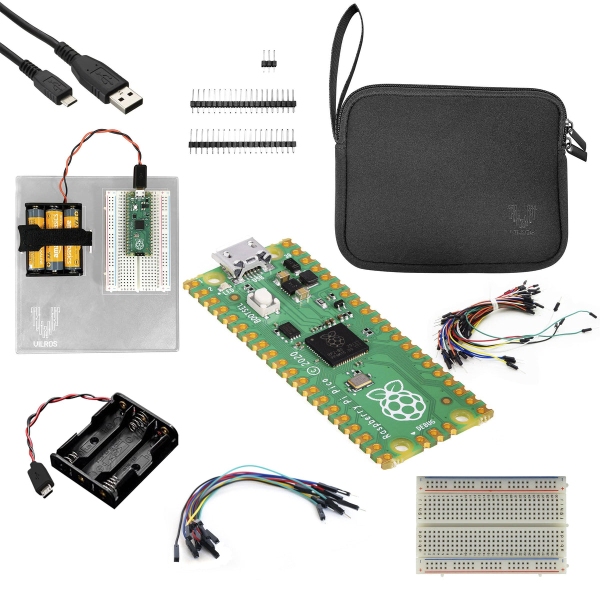 Vilros Raspberry Pi Pico Complete Starter Kit – Vilros.com